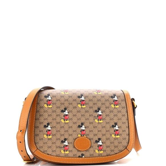 Gucci | Bags | Gucci Disney Mickey Mouse Flap Shoulder Bag Printed Mini ...